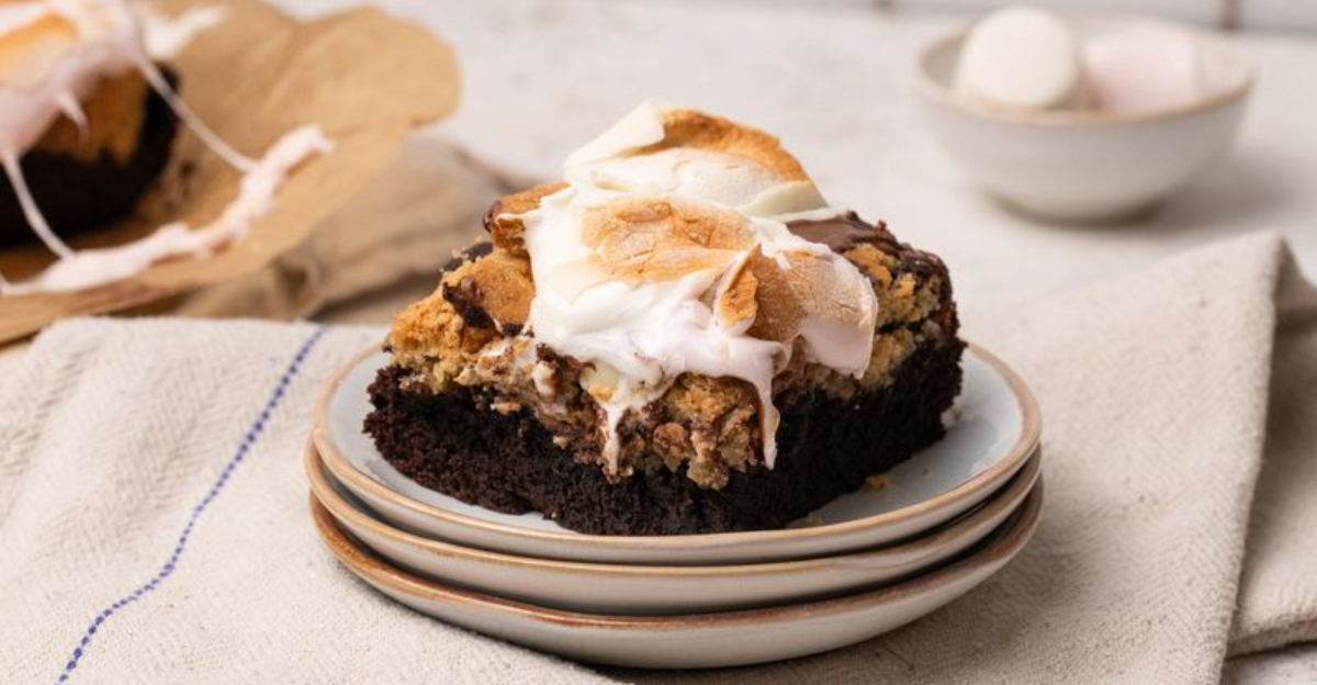 15 Fudgy Brookies Topped with Cookie Dough That Belong in Your Dessert ...